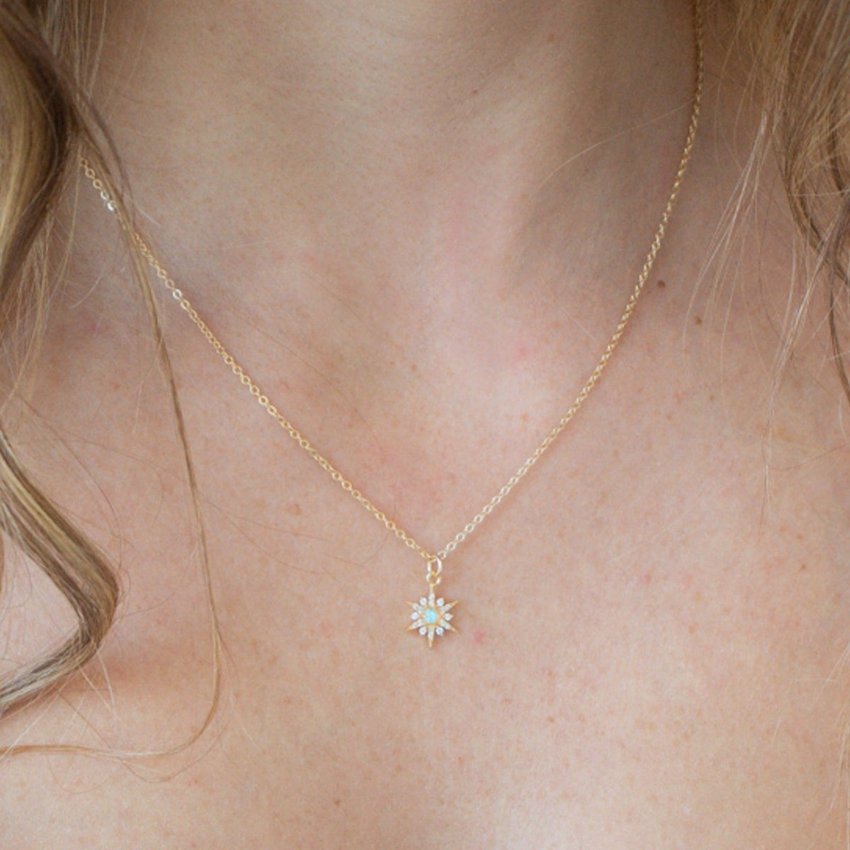 Opal north star necklace store