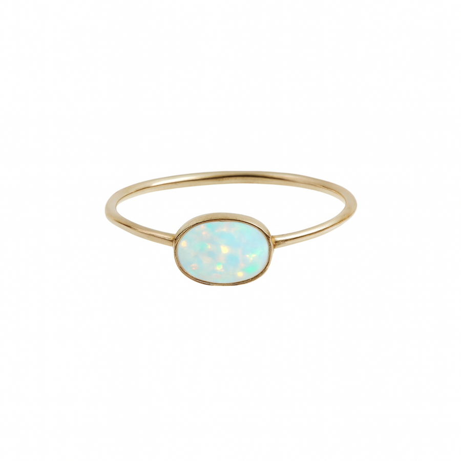 Oval Opal Gemstone Ring – Emery & Opal
