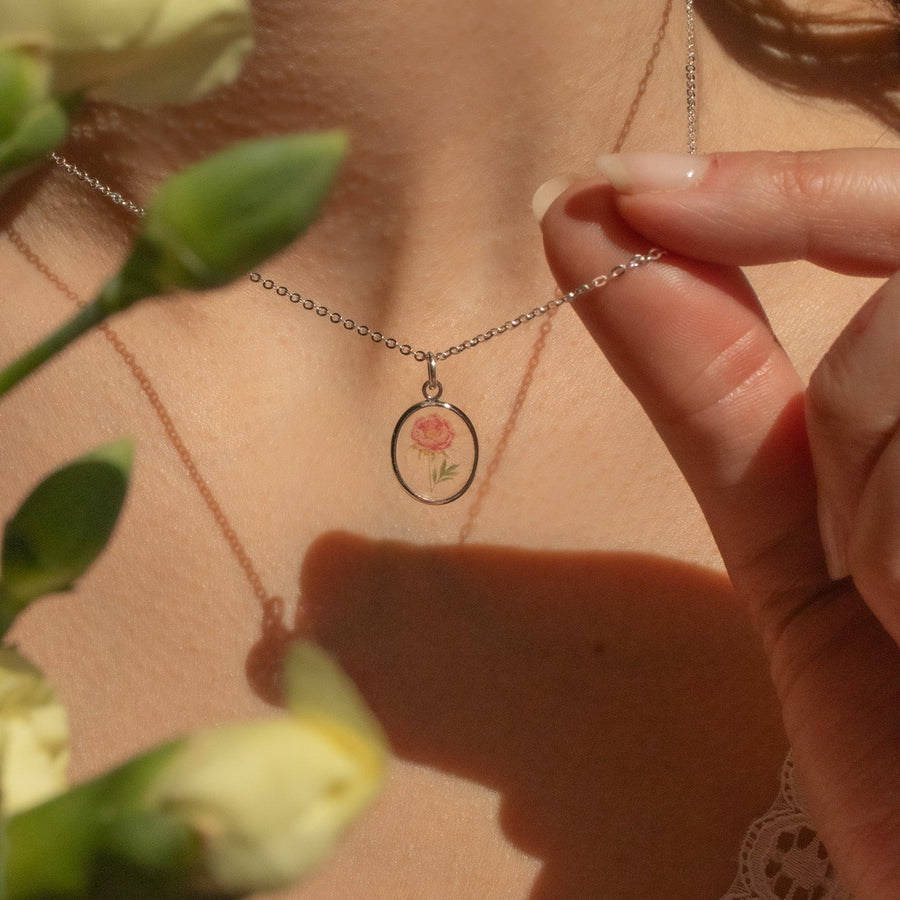 Bloom Birth Flower Necklace – Emery & Opal